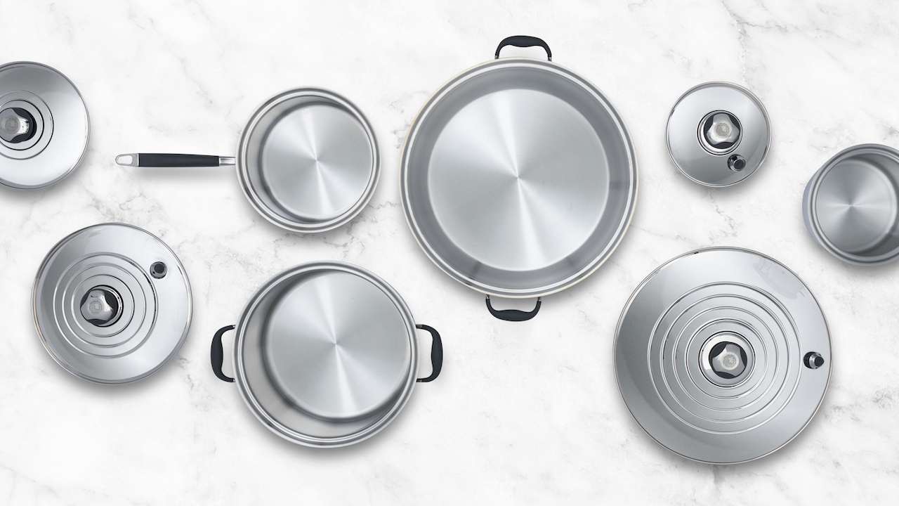 Juego de ollas en acero inoxidable - Royal Prestige EE. UU.